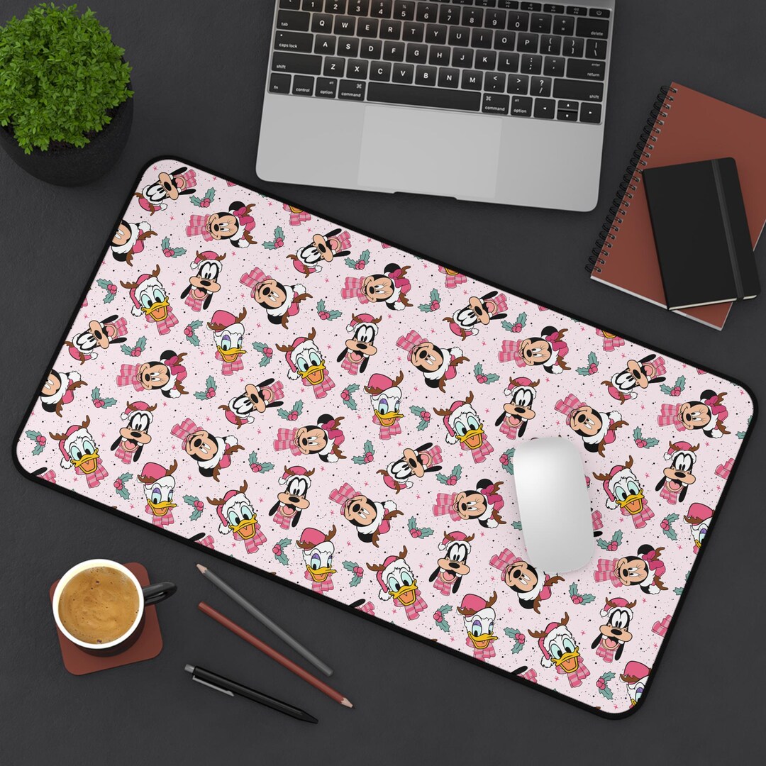 Magical Castle Desk Mat, Cute Desk Mat, Office Mouse Pad, Pink ...