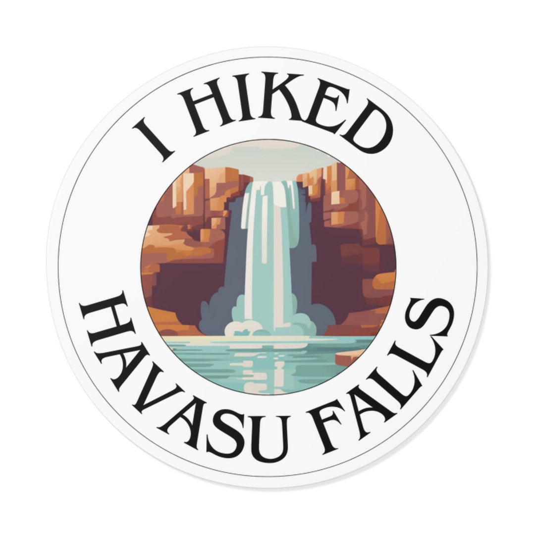 Havasu Falls Sticker, Havasu Fallsing Hiking, Travel Sticker, Hiking ...