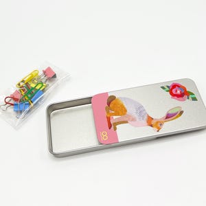 Sewing Notions Tin Box-cute Animal Pocket Tin-metal Storage Tin-slider ...