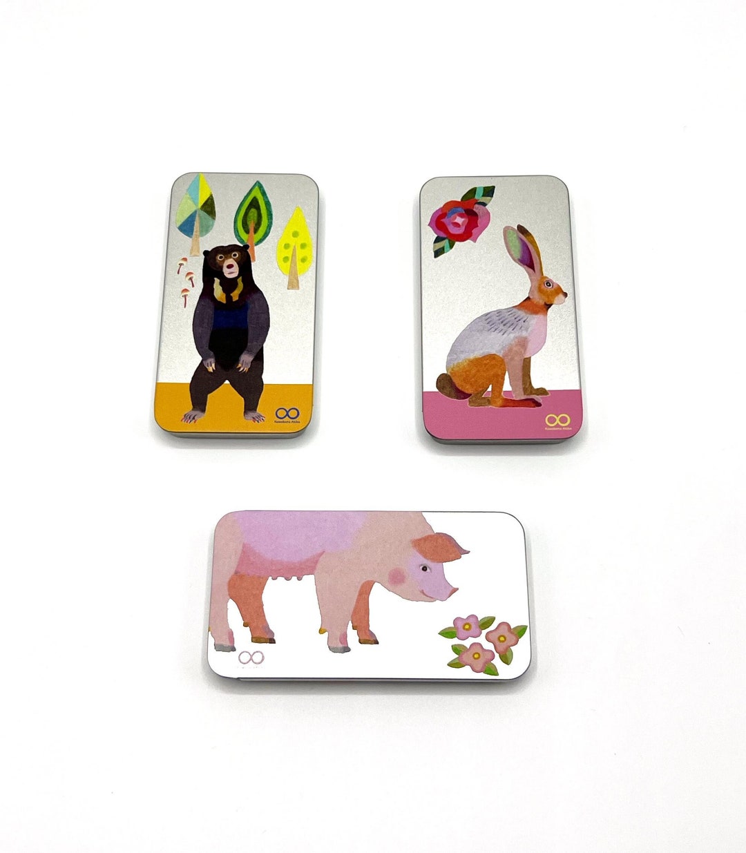 Sewing Notions Tin Box-cute Animal Pocket Tin-metal Storage Tin-slider ...