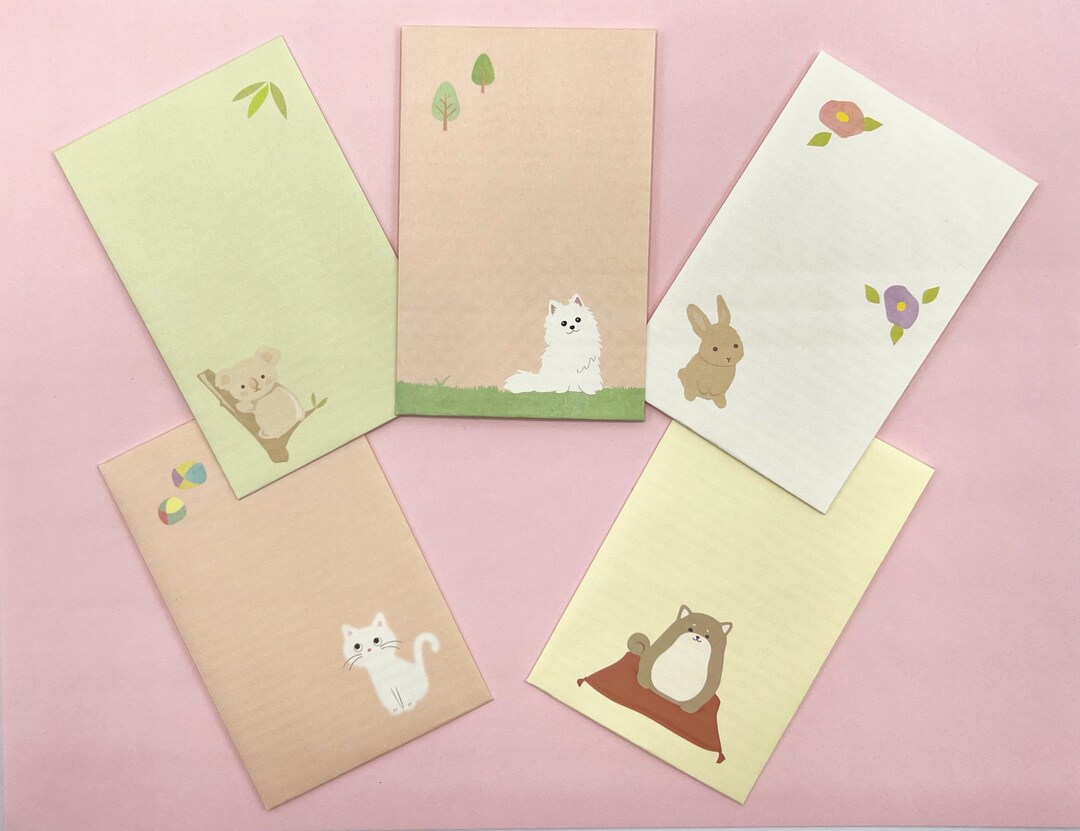 Mini Animal Envelopes - Set of 10 Money Gift Card Holder - Cash Gift - Etsy