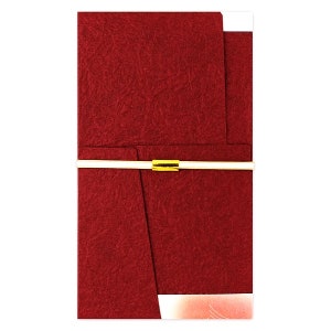 Japanese Washi Paper Wedding Gift Money Envelope - Red Gold Pink ...