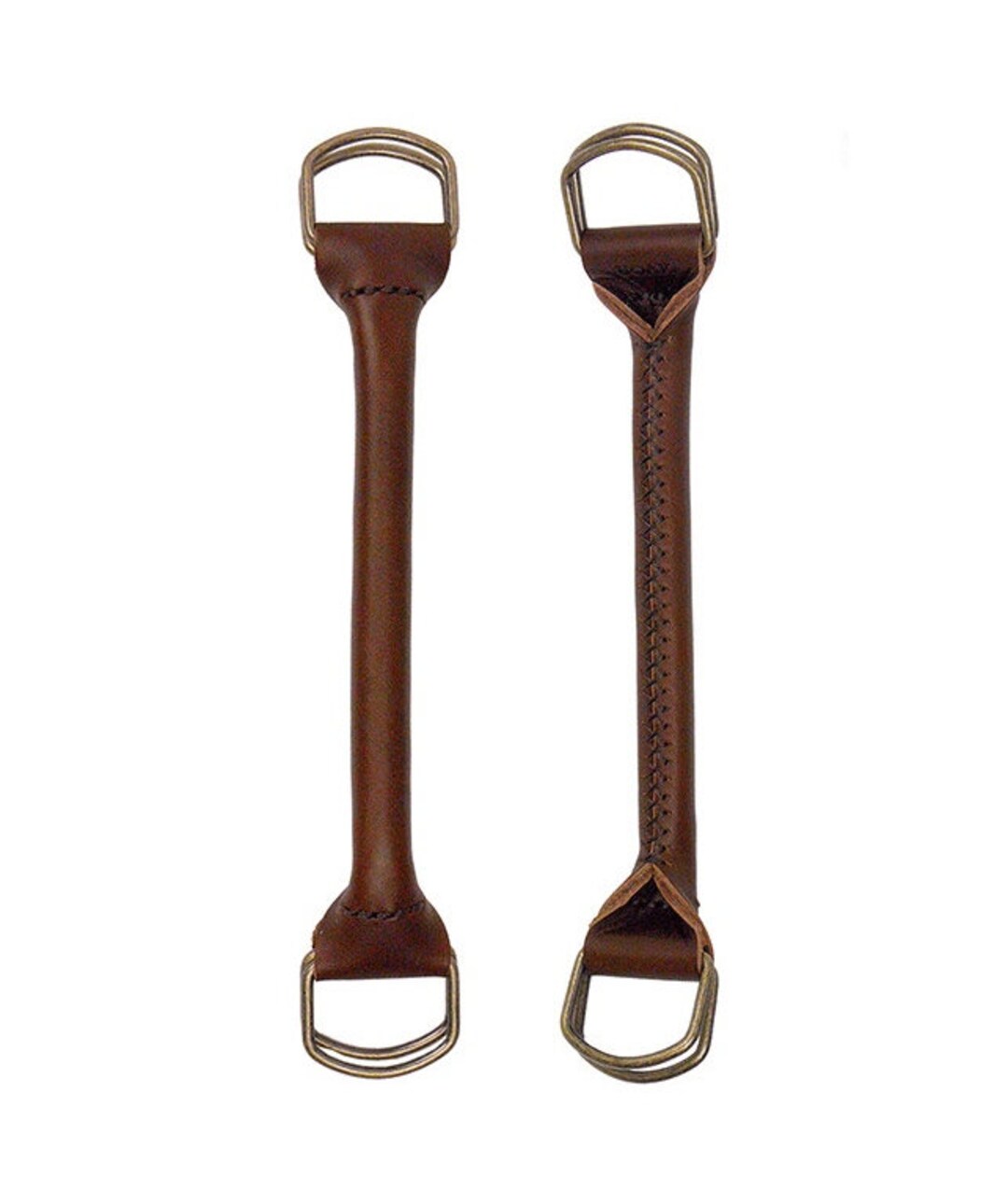 Brown Leather Furoshiki Bag Handle/leather Strap for Furoshiki Purse ...