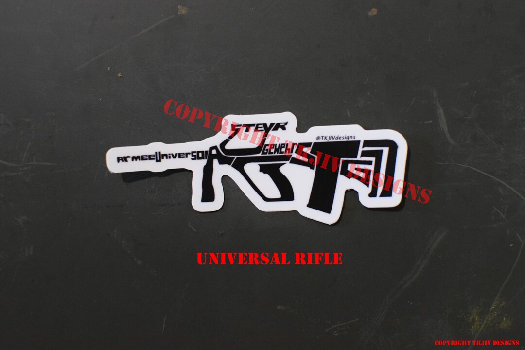 2nd Amendment Word Art Stickers Universal Rifle - Etsy