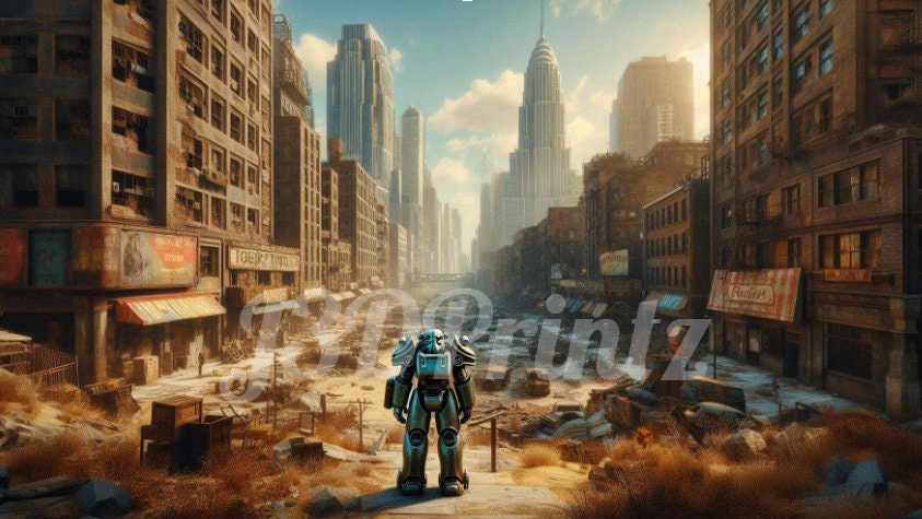 Fallout 4 Inspired Digital Backgrounds Download - Etsy