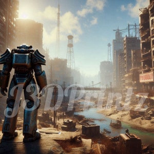 Fallout 4 Inspired Digital Backgrounds Download - Etsy