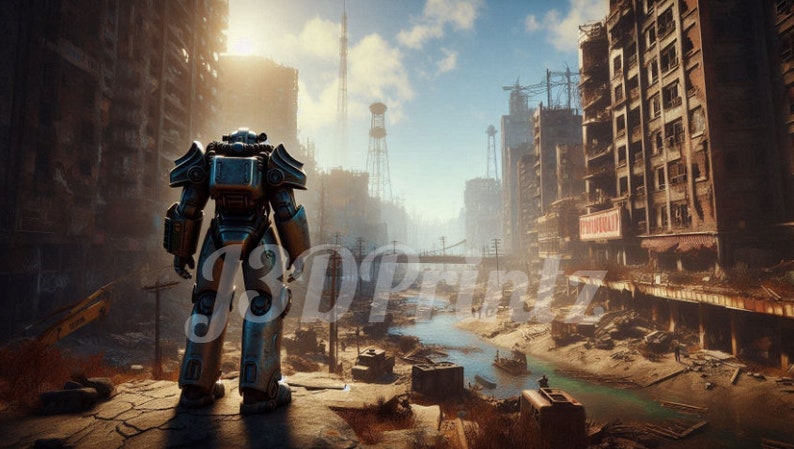 Fallout 4 Inspired Digital Backgrounds Download - Etsy