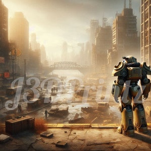 Fallout 4 Inspired Digital Backgrounds Download - Etsy