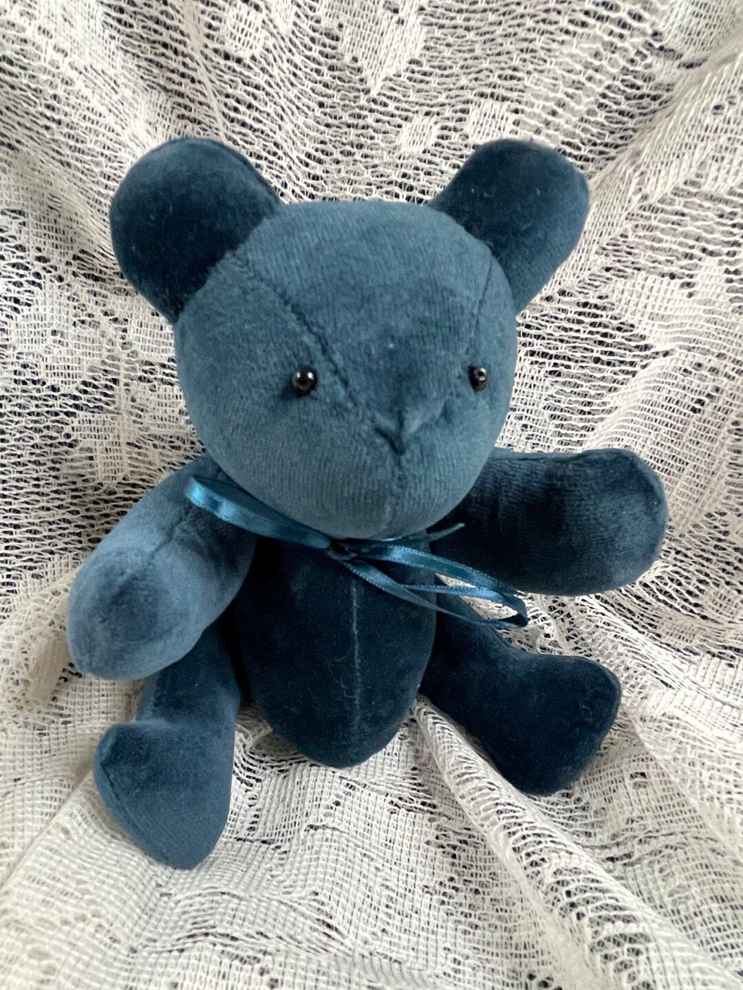 Sweet Bears 4x5x4 Small Hand Created Velveteen, Button Joints, Sachet ...