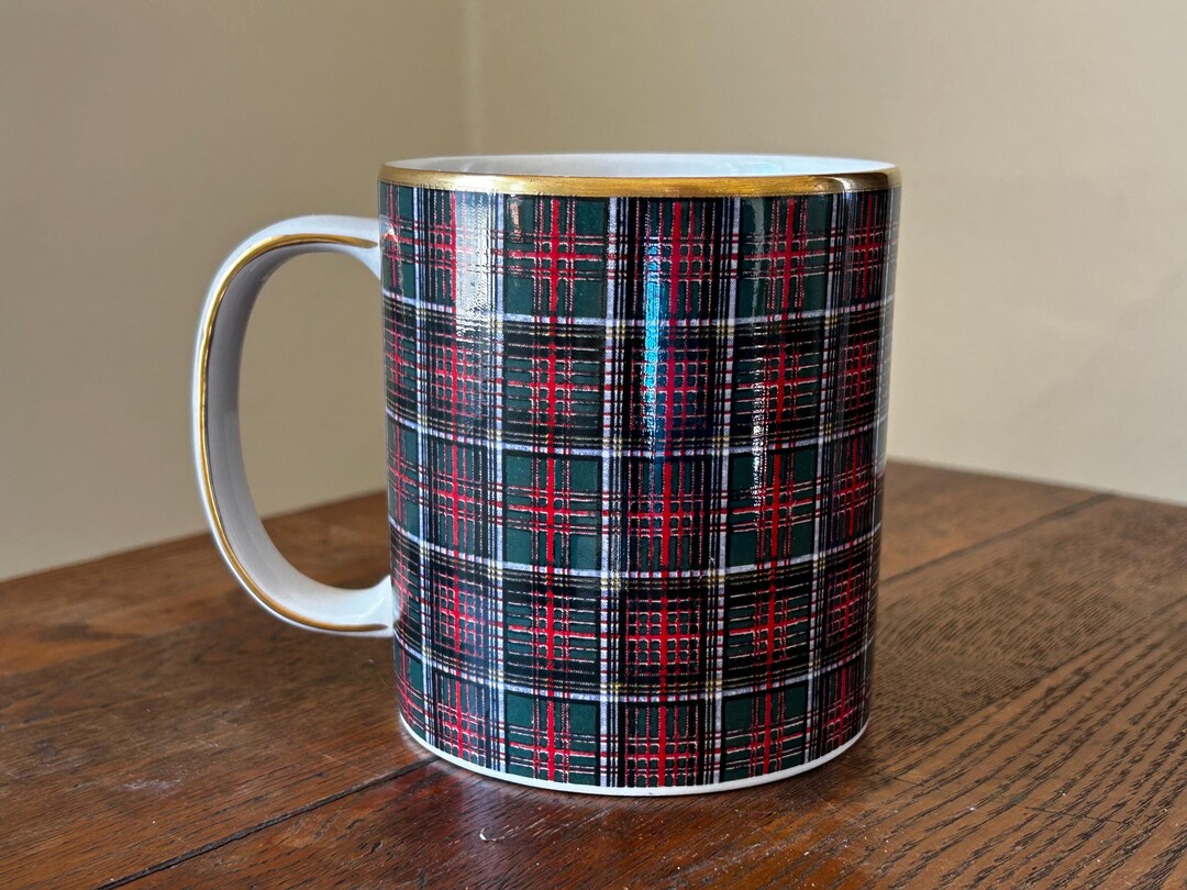 Vintage 1989 Polo Ralph Lauren Anderson Tartan Plaid Wedgewood China ...
