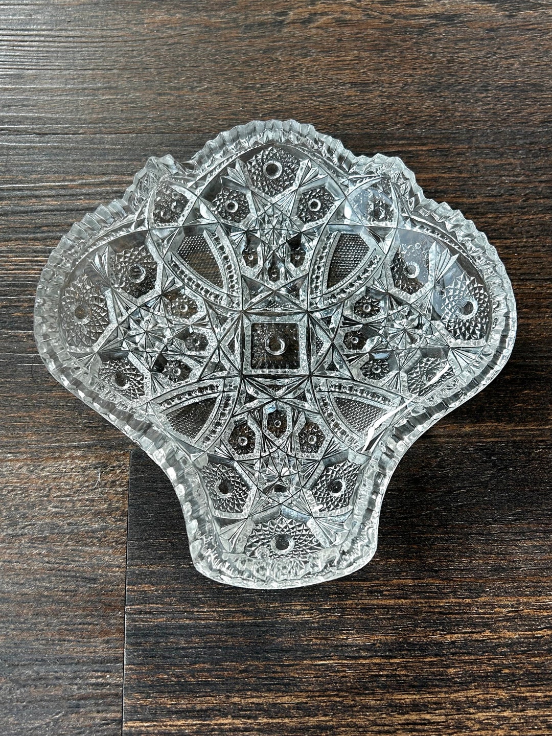 Antique Mckee EAPG Shell Shape Glass Tray - Etsy