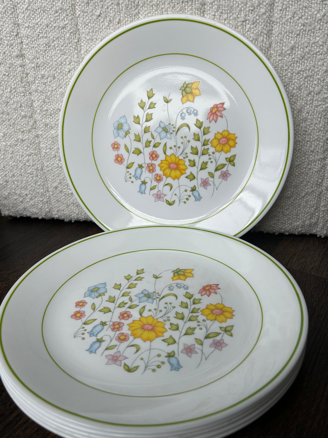 Set of 11 Vintage Corelle Spring Meadow Floral Dinner Plates & Mugs - Etsy