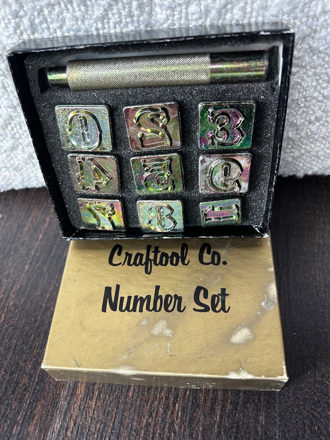 Vintage Craftool Co. Number Punch Set for Leather Stamping Monogram and ...