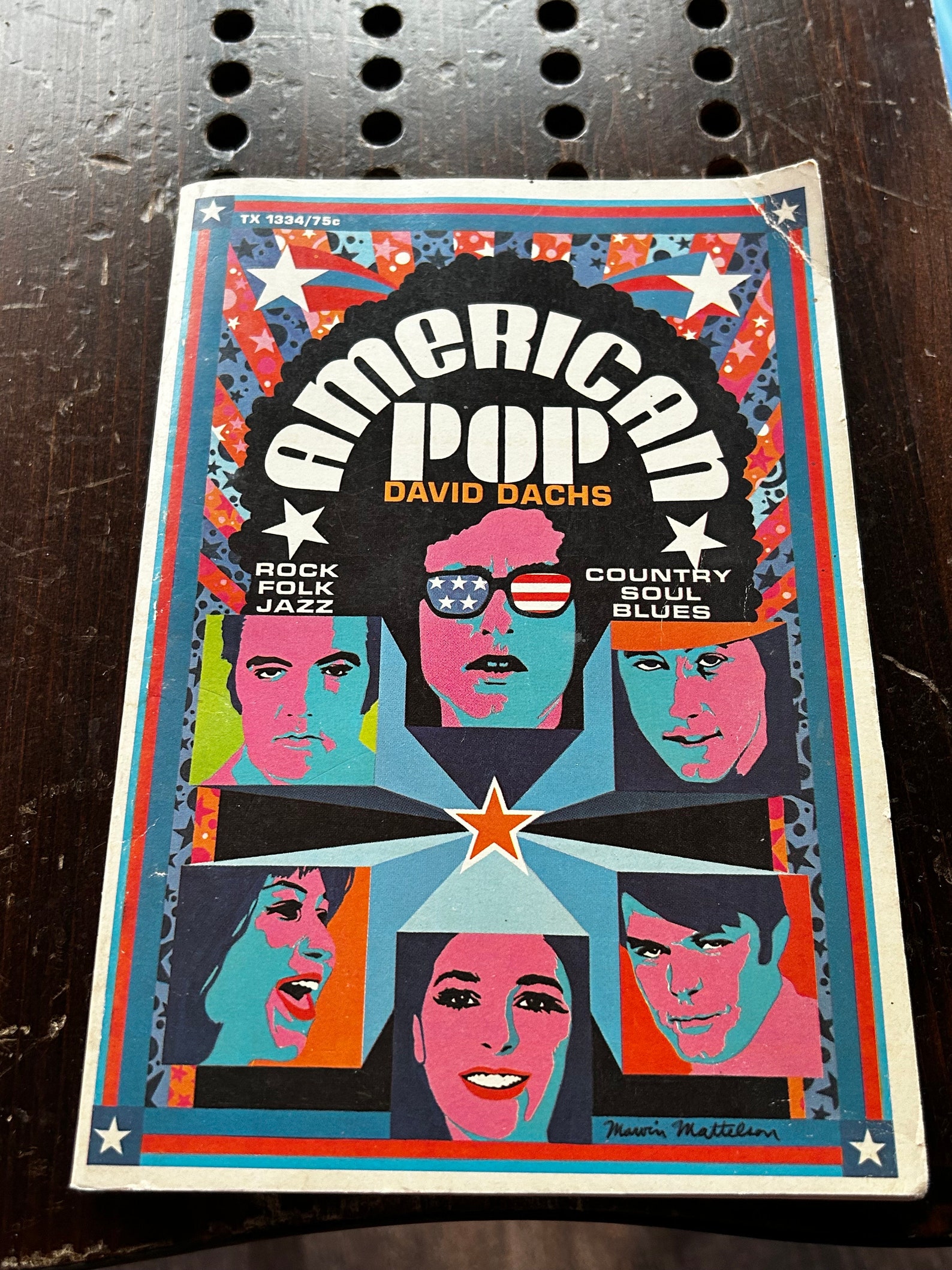 Vintage Coffee Table Bookshelf American Pop Music Book - Etsy