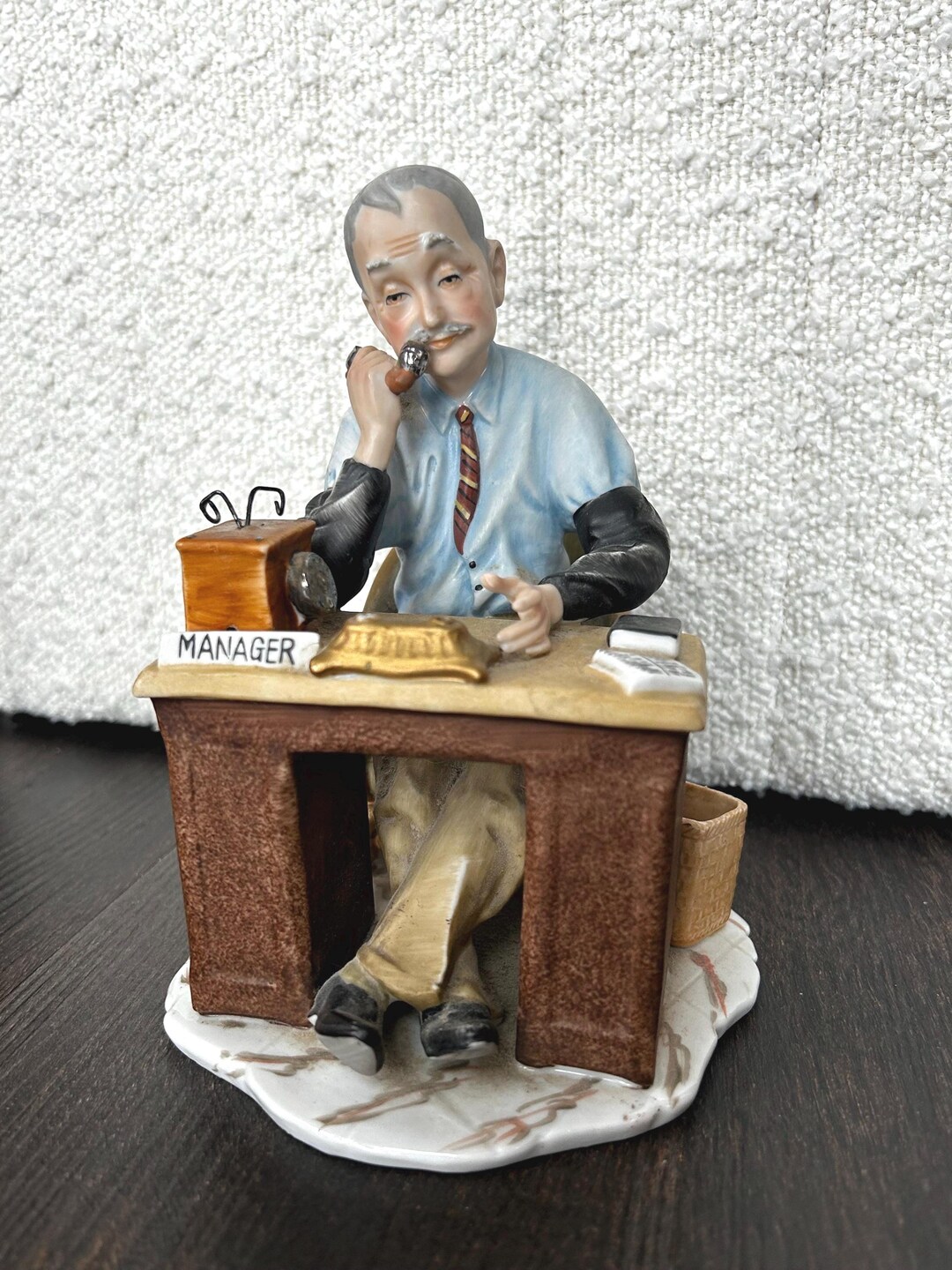 Vintage Manager Porcelain Fuji Figurine - Etsy