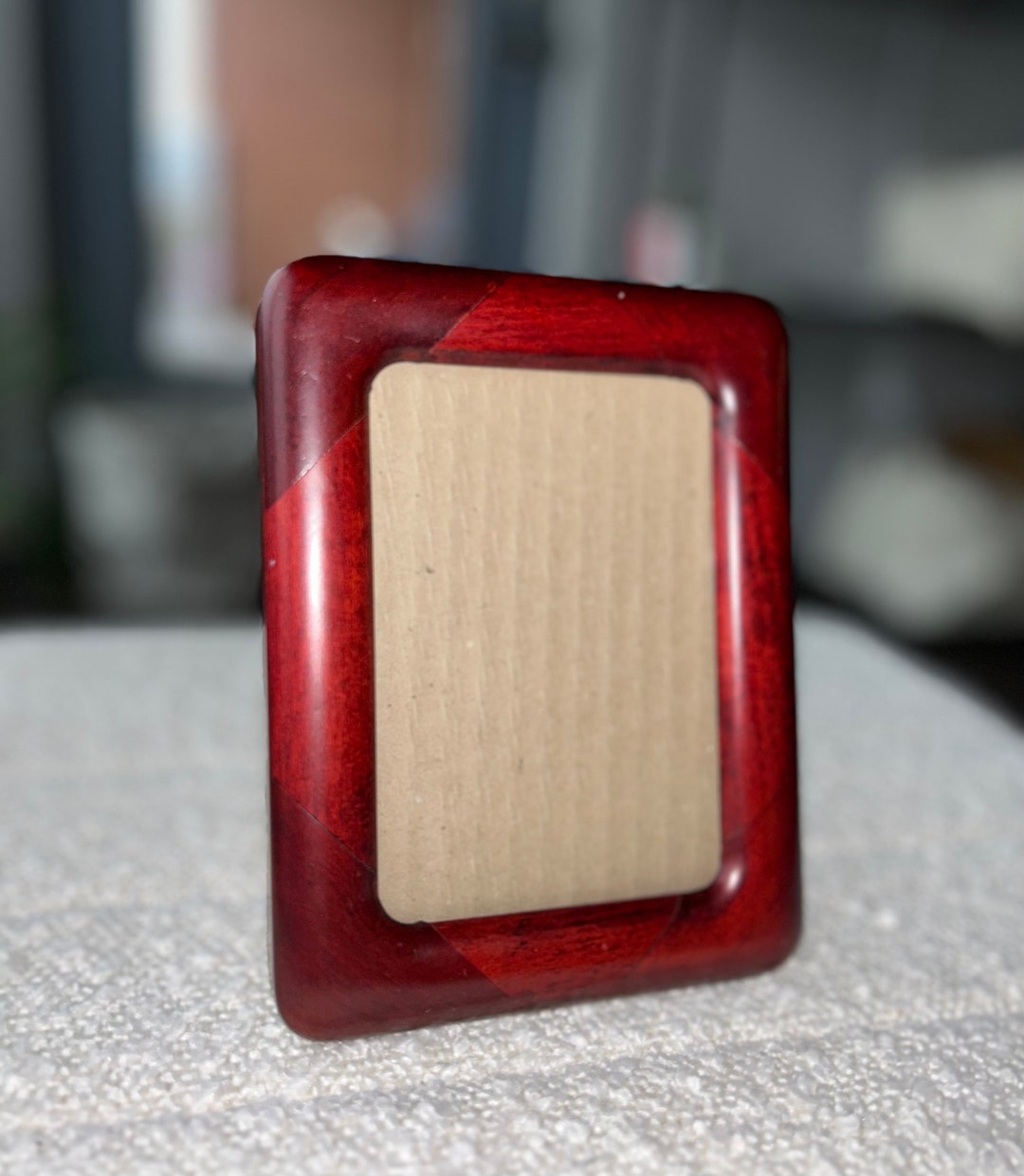 Vintage Mid Century Rounded Rectangular Wooden Frame 5x7 - Etsy