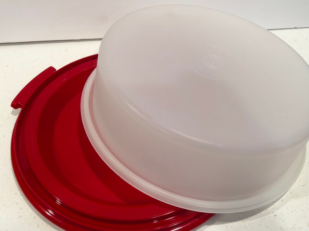 Vintage Tupperware 9 Inch Pie Carrier Take A Cake, Cookie Container ...