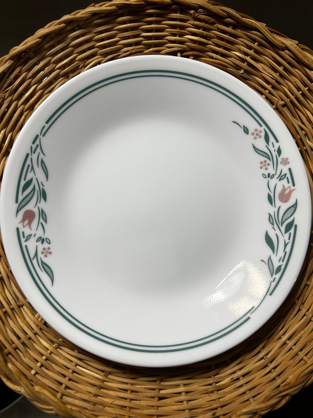 Vintage Corelle Rosemarie Tulip Floral Plates Dinner & Side Plates - Etsy