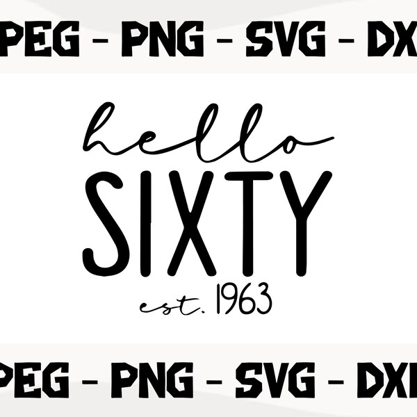 Established 1963 Svg - Etsy