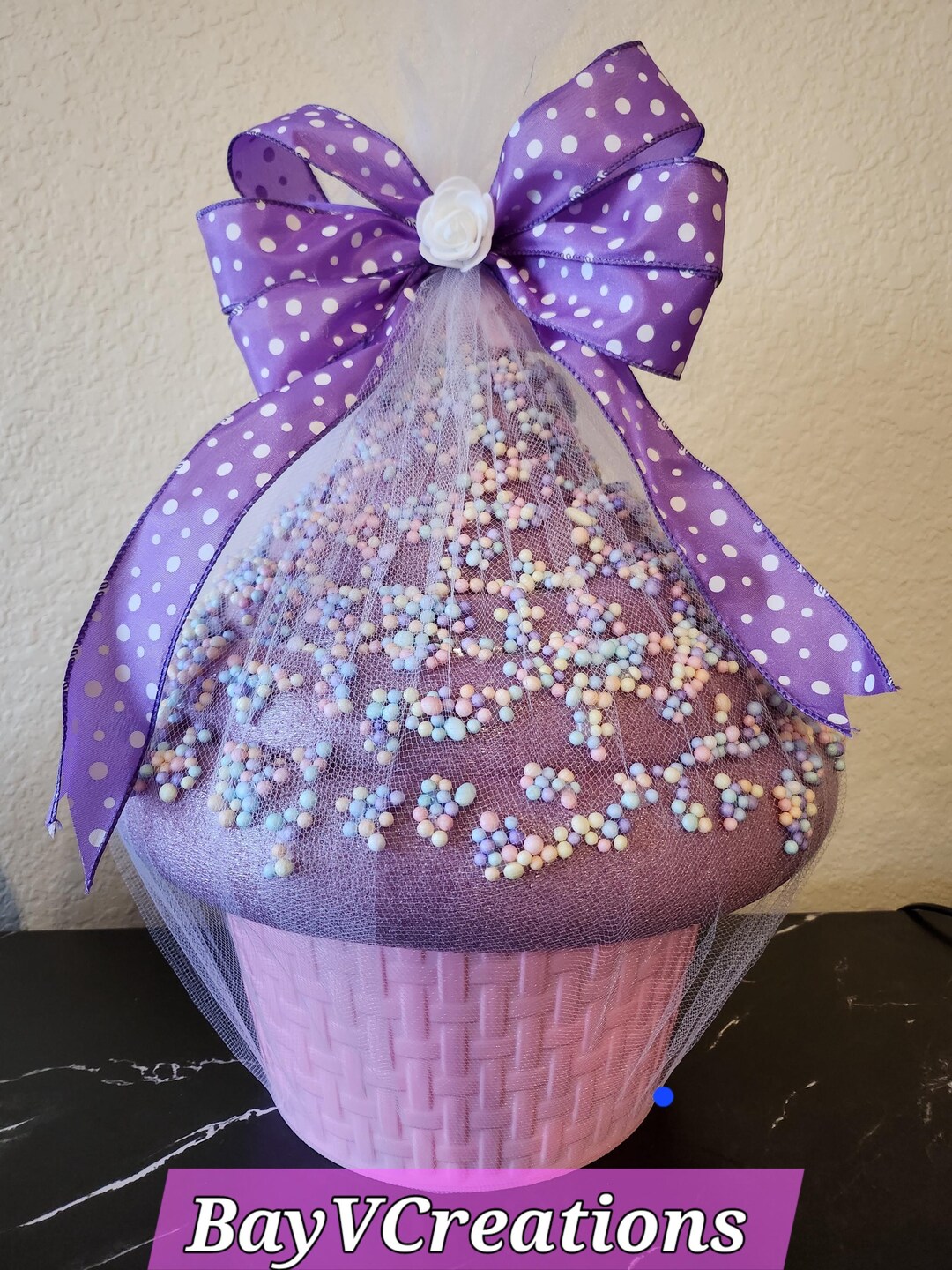Unique Diaper Cake Cupcake for Girls Handmade Baby Shower Gift Baby ...