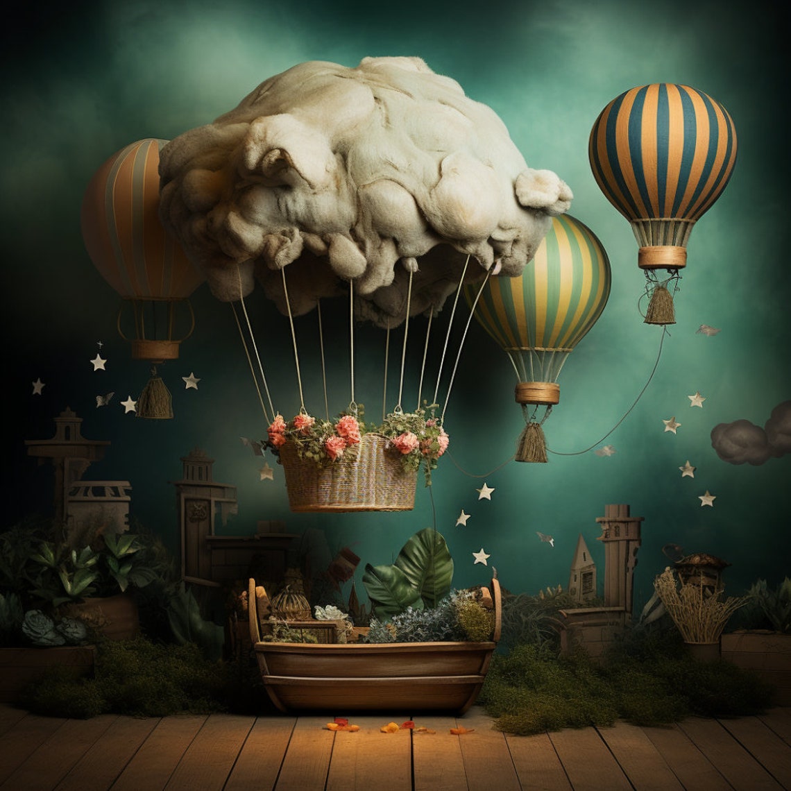 Digital Backgrounds for Babies - Etsy