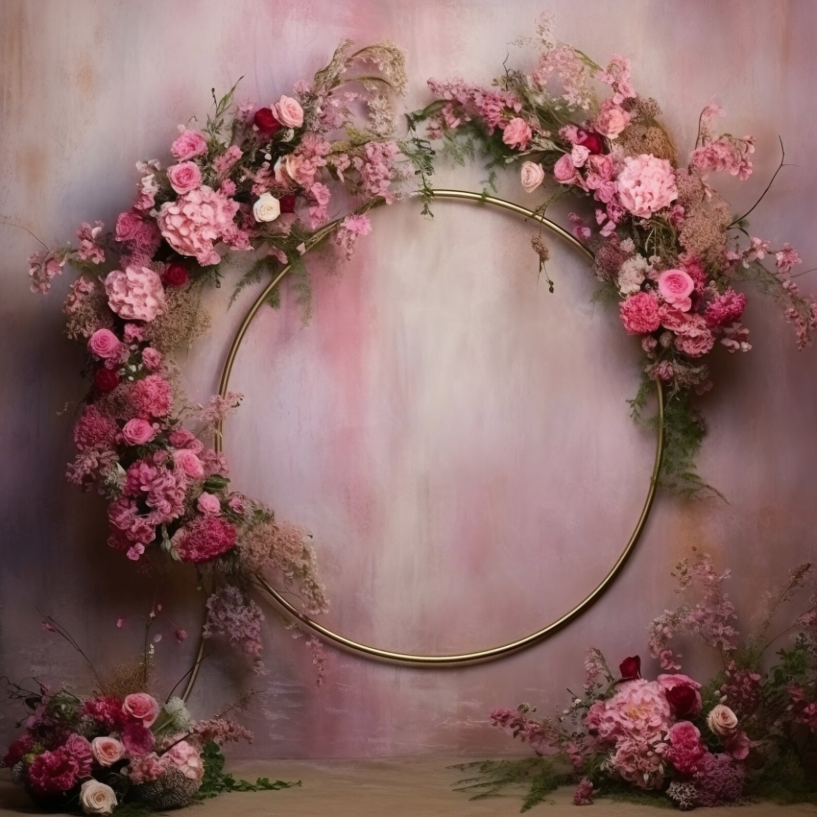 Floral Digital Background - Etsy
