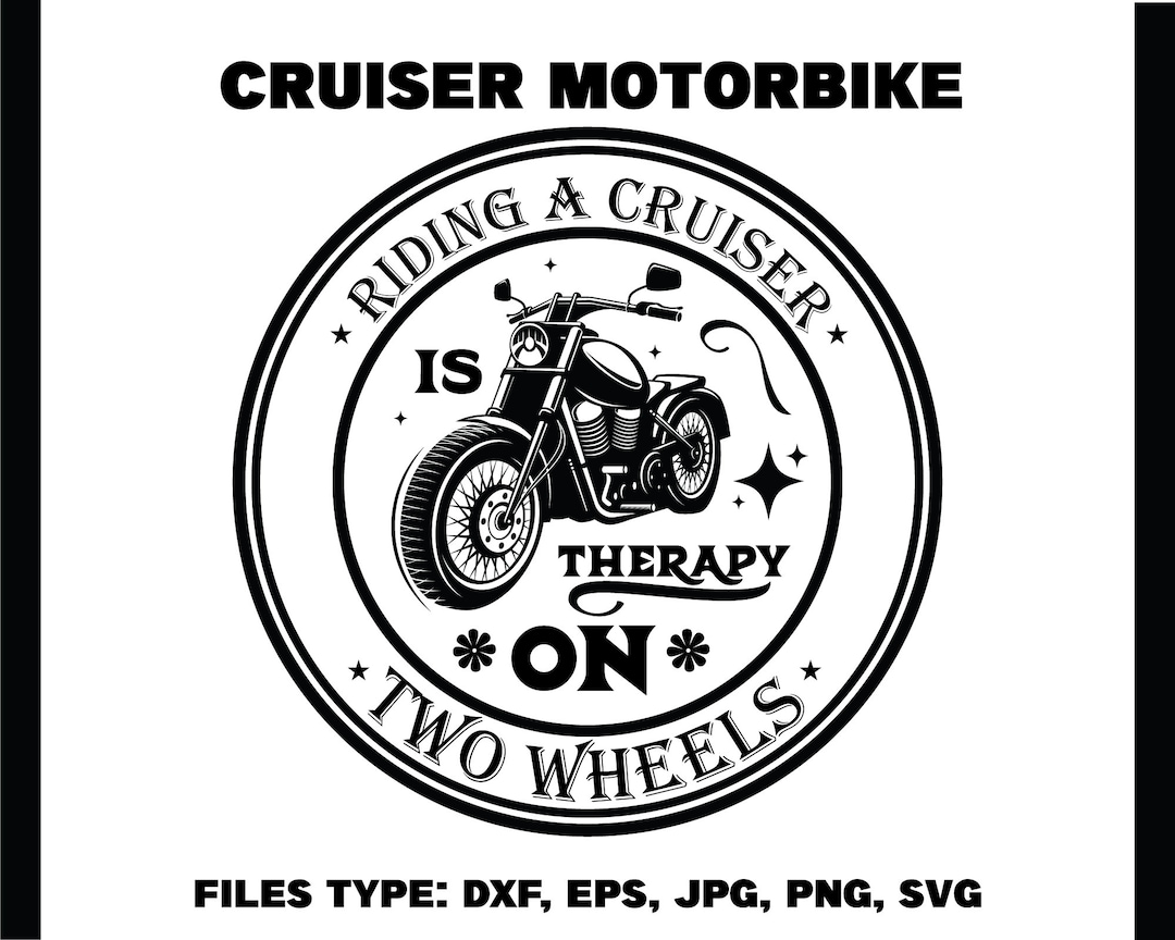 Motorcycle Svg Bundle: Your Biker Creativity With Chopper, Cruiser ...