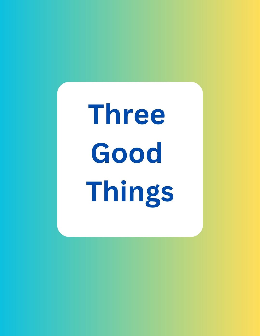 Three Good Things Journal I Mental Health Journal I Printable Journal I ...