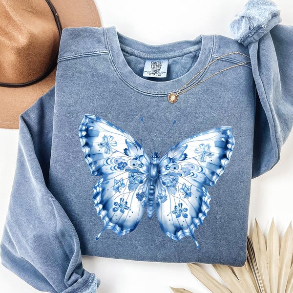 Butterfly Sweater - Etsy