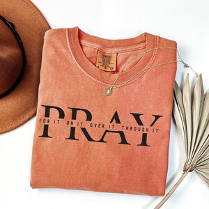 Comfort Colors® Religious Shirt, Pray Shirt, Jesus Shirt, Bible Verses ...