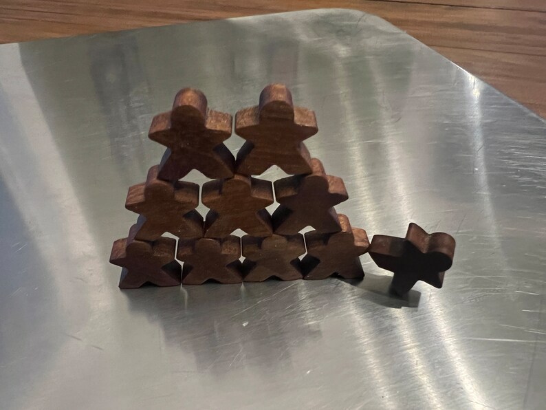 Meeple CNC Laser Digital Download File. 20 Pcs. Game People Piece ...