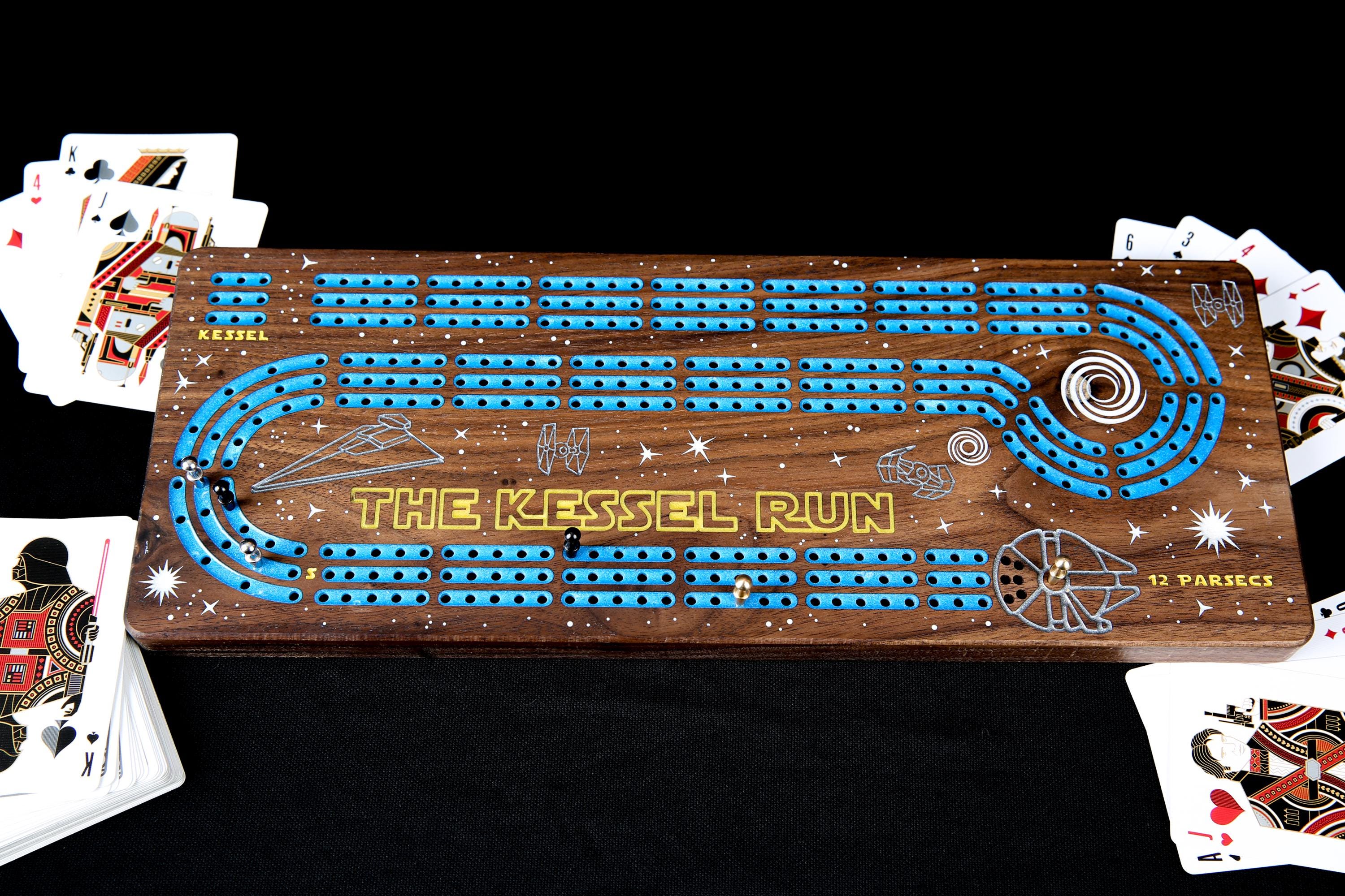 Space Wars Cribbage Board Beautiful Modern CNC Template. Digital Files ...