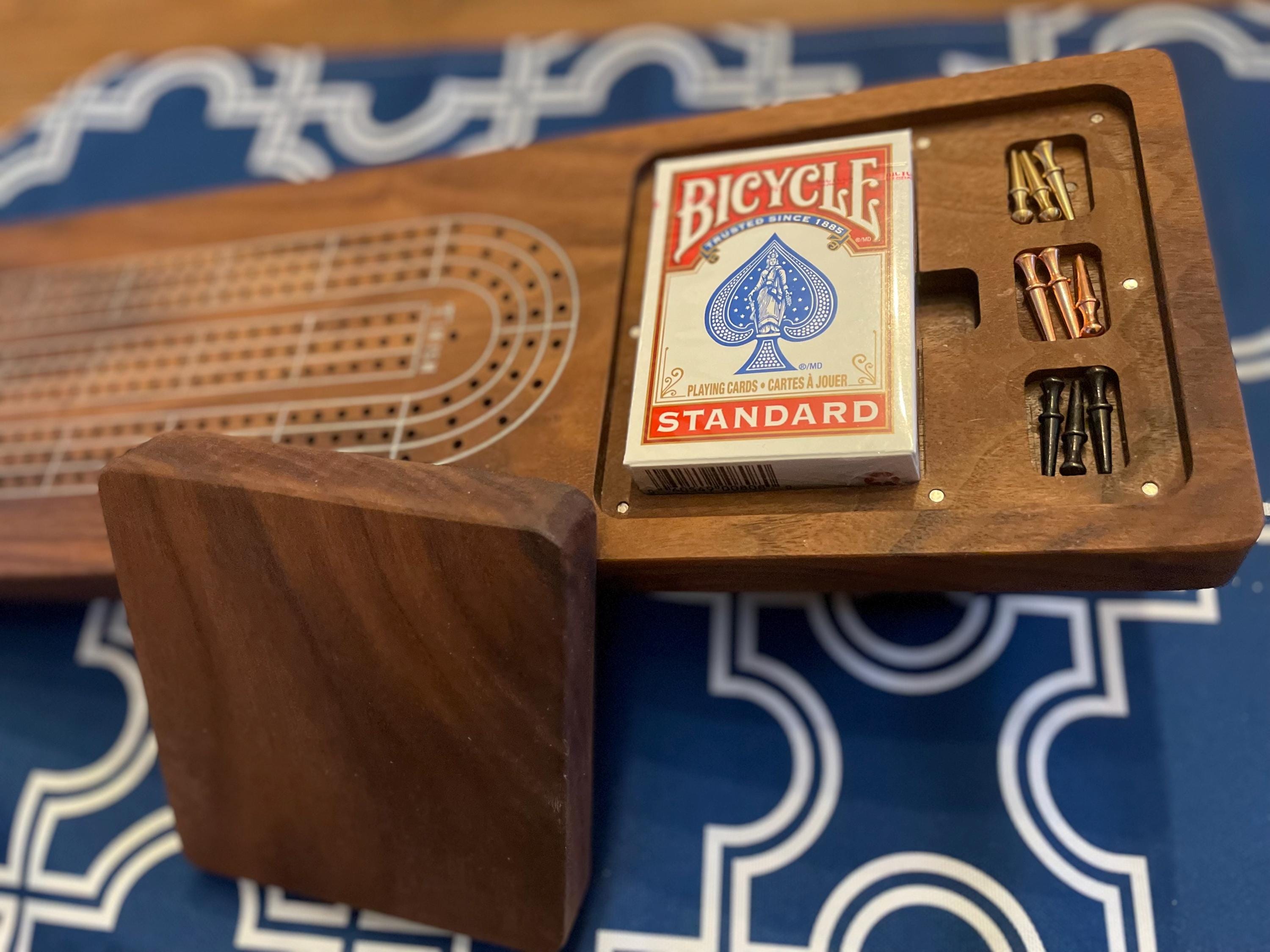 Cribbage Board Beautiful Modern CNC Template. Card Peg Magnetic Storage ...