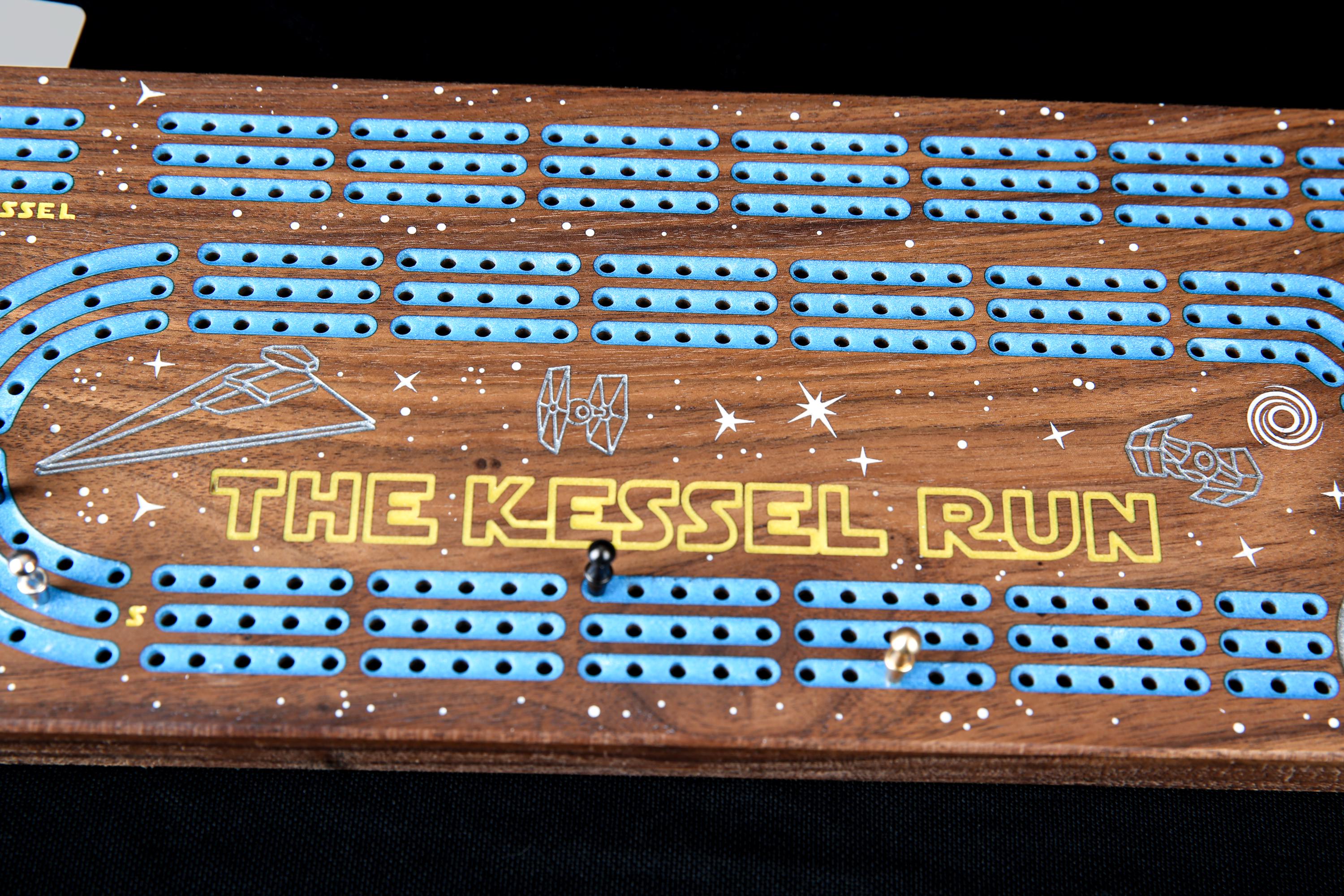 Space Wars Cribbage Board Beautiful Modern CNC Template. Digital Files ...