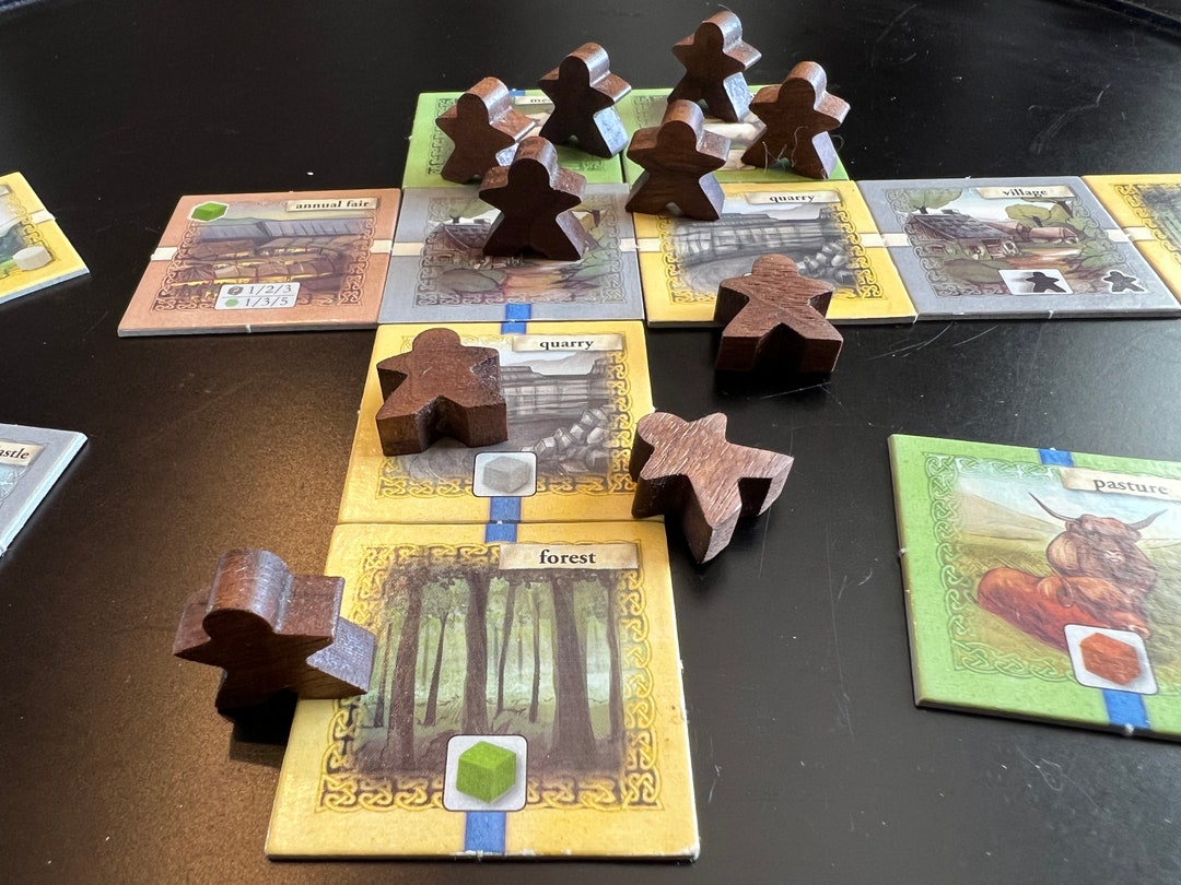 Meeple CNC Laser Digital Download File. 20 Pcs. Game People Piece ...