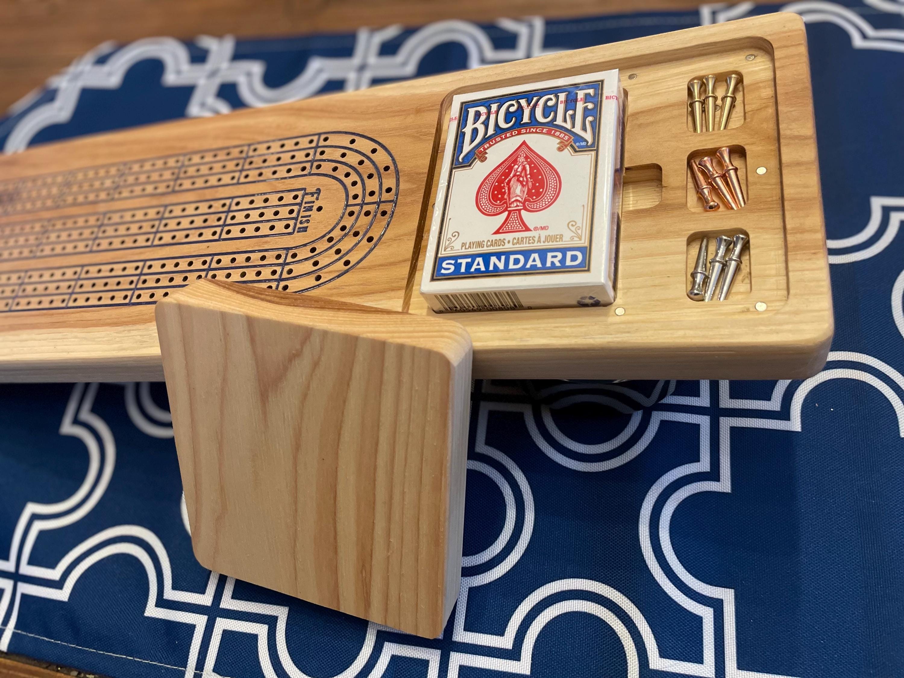 Cribbage Board Beautiful Modern CNC Template. Card Peg Magnetic Storage ...