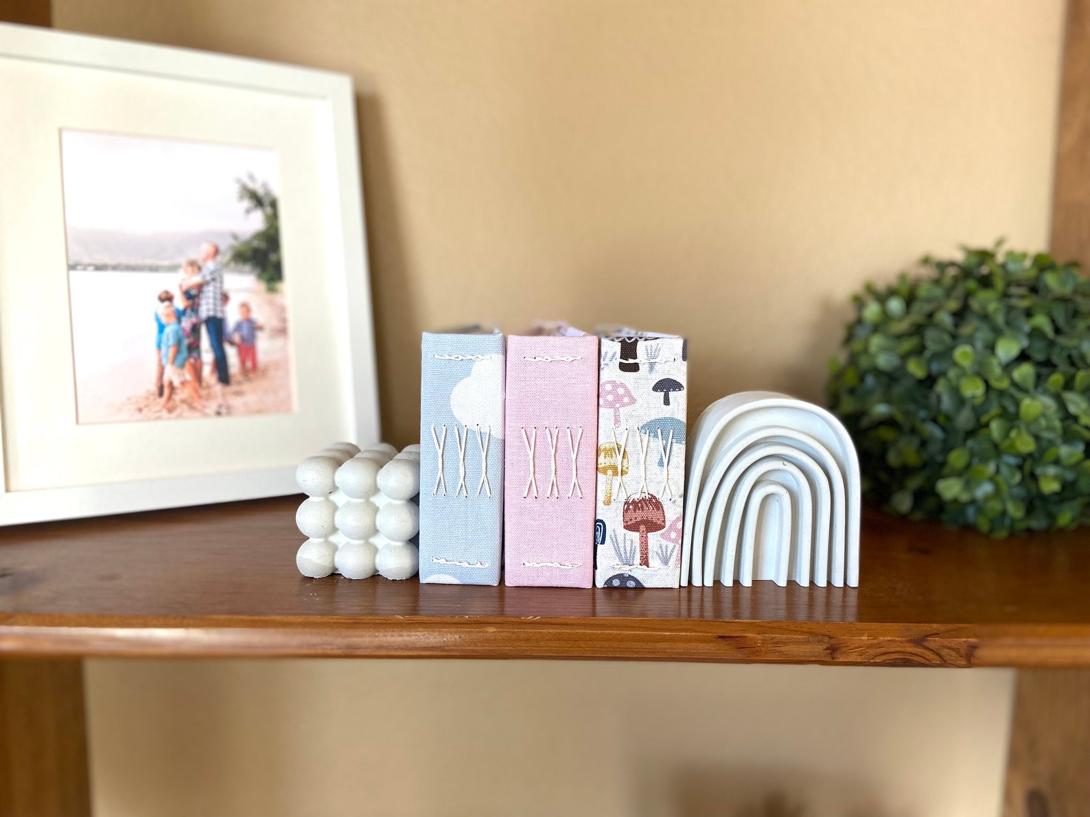 Handbound Mini Baby Book Babys 1st Birthday Baby Gift Baby Shower ...