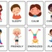 Kids Emotions Flashcards. 32 Printable Emotion Cards for Toddlers and ...