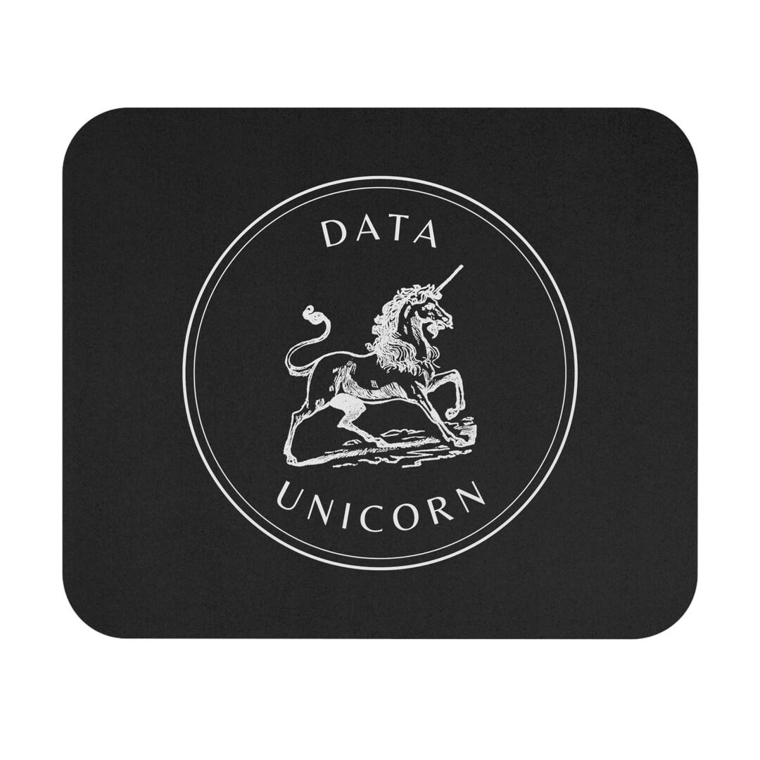Data Unicorn Mouse Pad, Data Science Mouse Pad, Analytics Mouse Pad ...