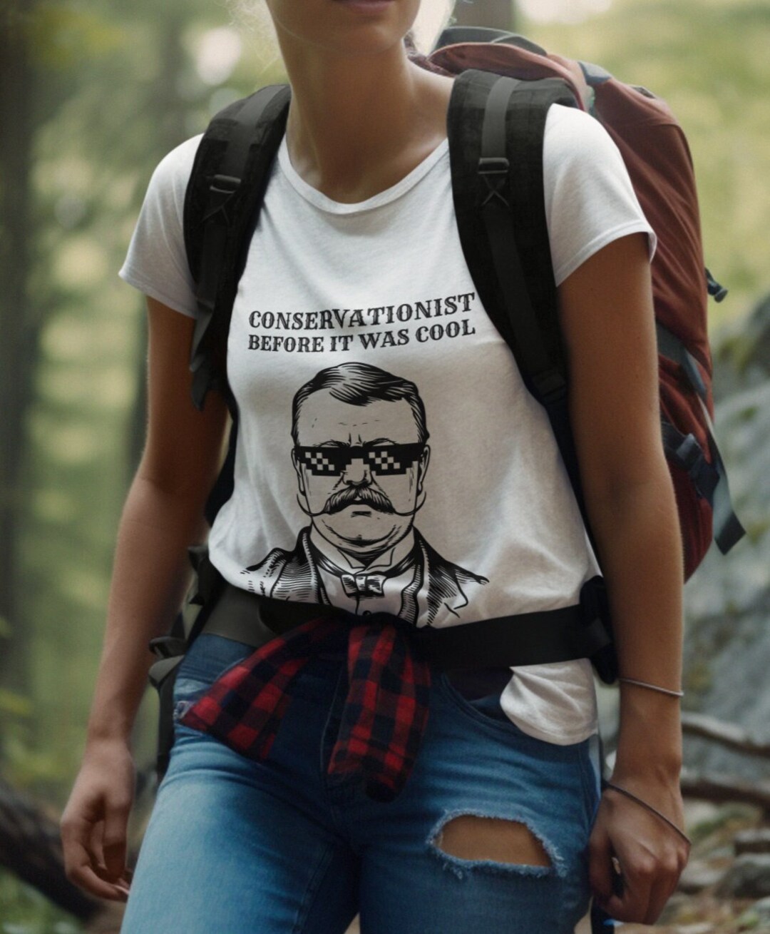 Theodore Roosevelt T-shirt Teddy Roosevelt Funny Shirt US President T ...