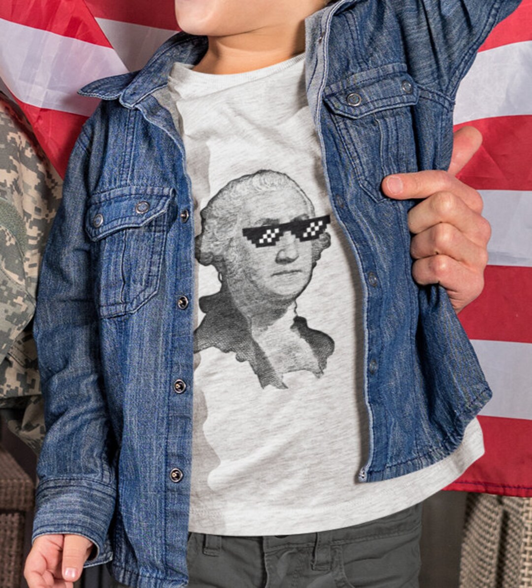 George Washington Shirt for Kids US President T-shirt With George ...