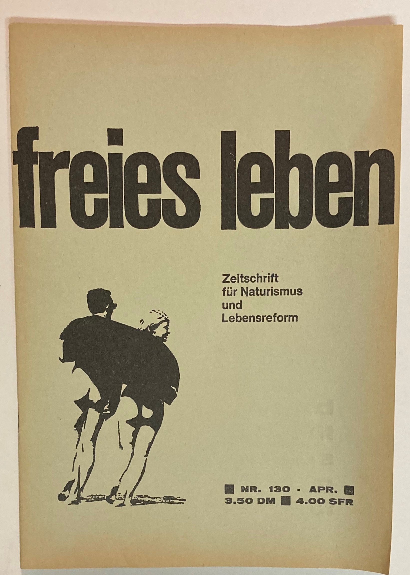 Freies Leben Rare Vintage April 1966 German Nudist - Etsy