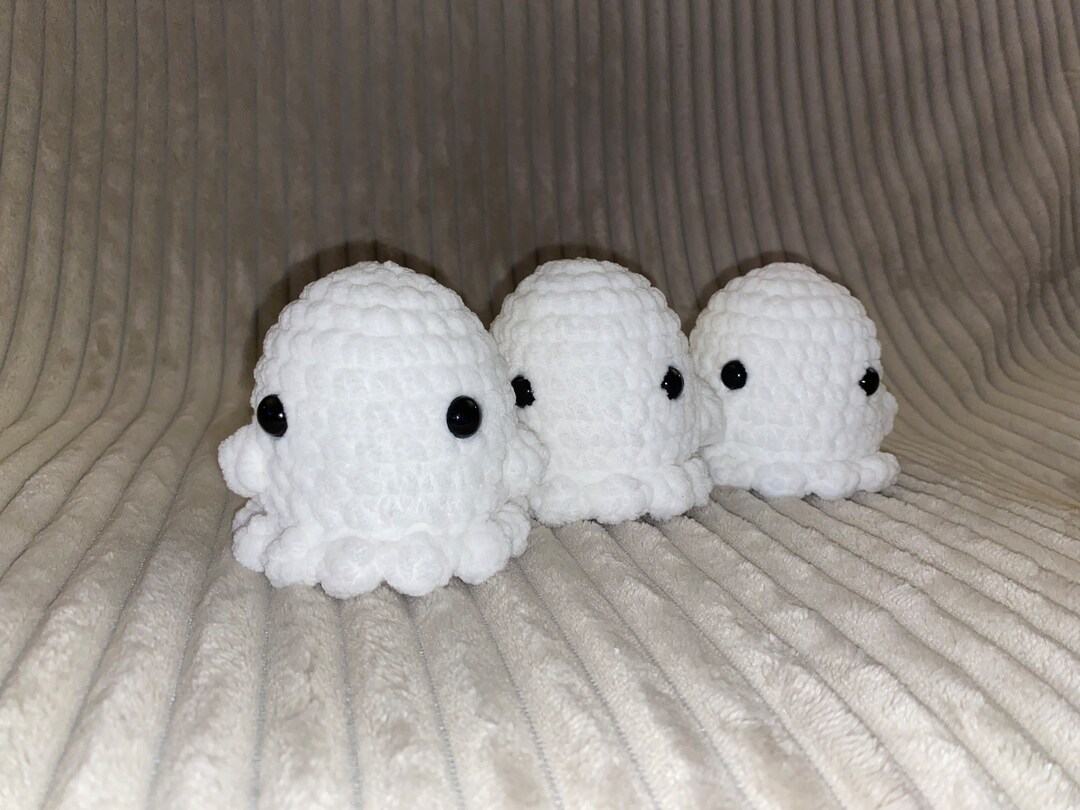 Cute Ghost Crochet Plushies Handmade Crochet Ghost Plushie - Etsy