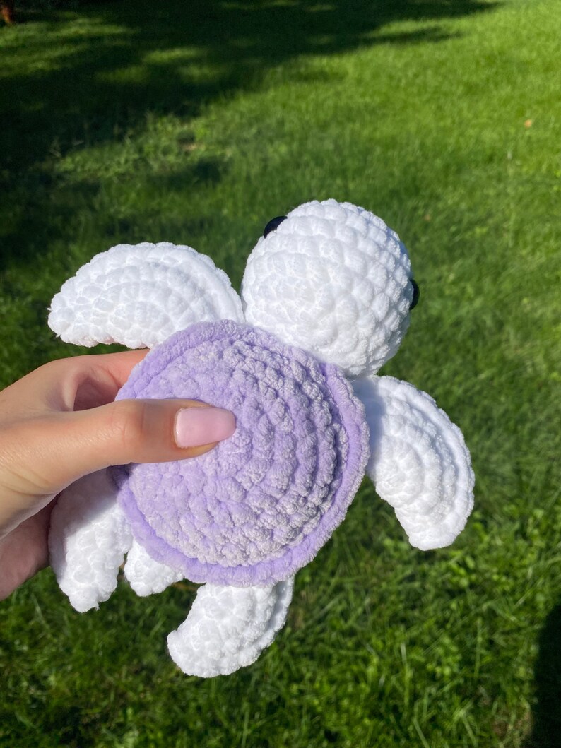 Crochet Sea Turtle Plushie, Crochet Sea Turtle, Amigurumi Sea Turtle ...