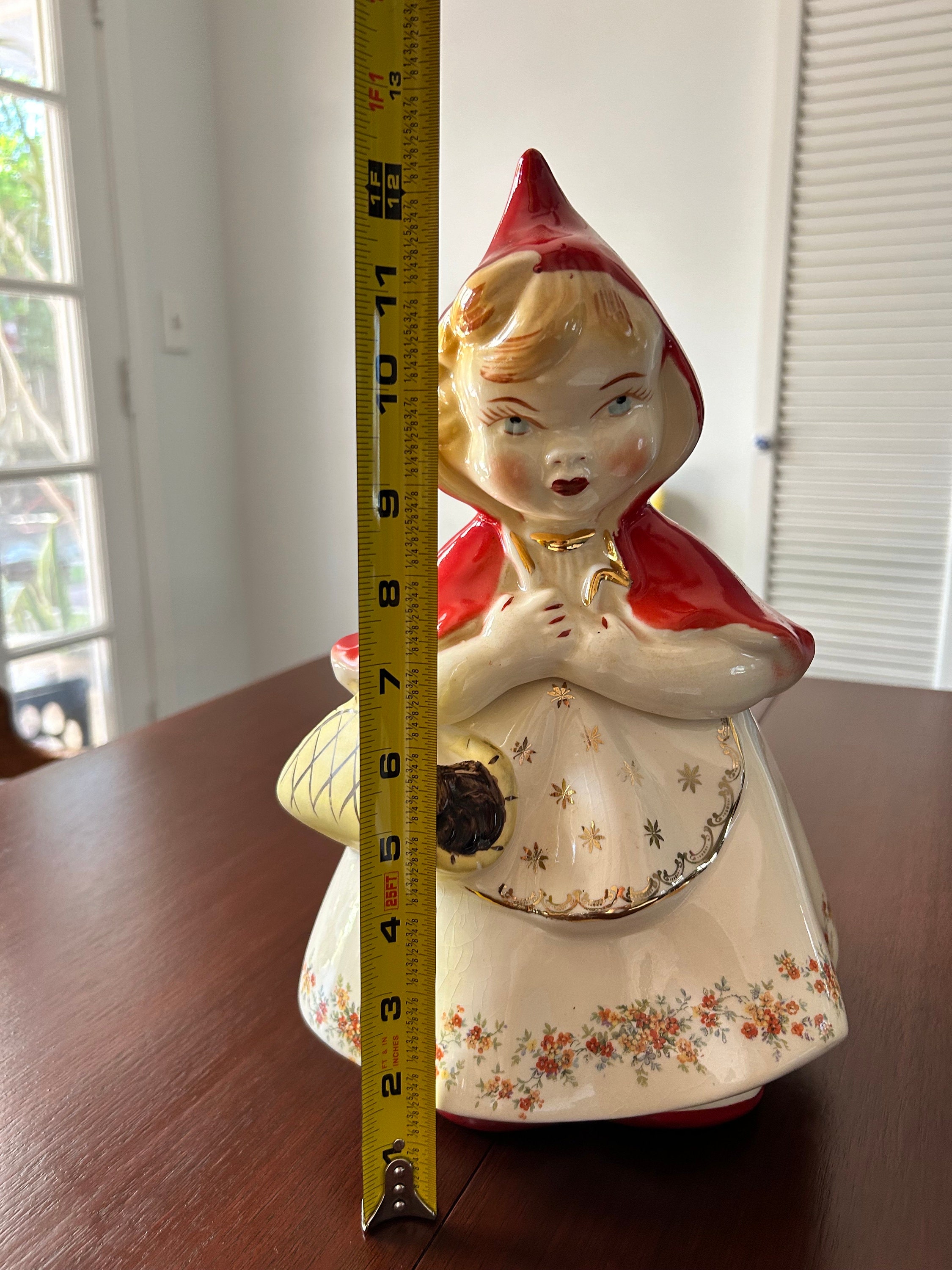 Little Red Riding Hood Cookie Jar by Hull Ware 967 Free Shipping - Etsy