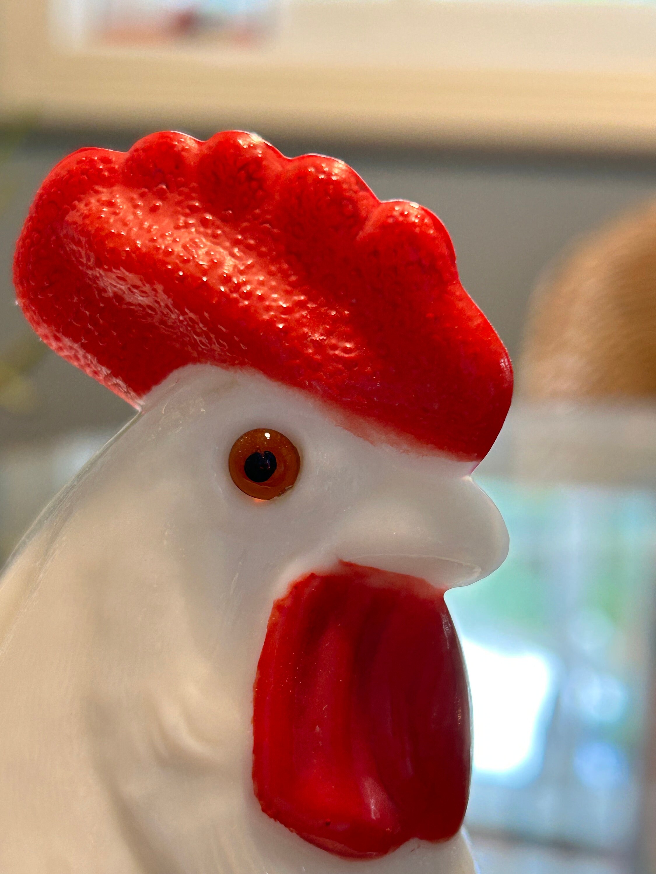 Westmoreland Vintage 1950s Medium Milk Glass Chicken With Glass Eyes in ...