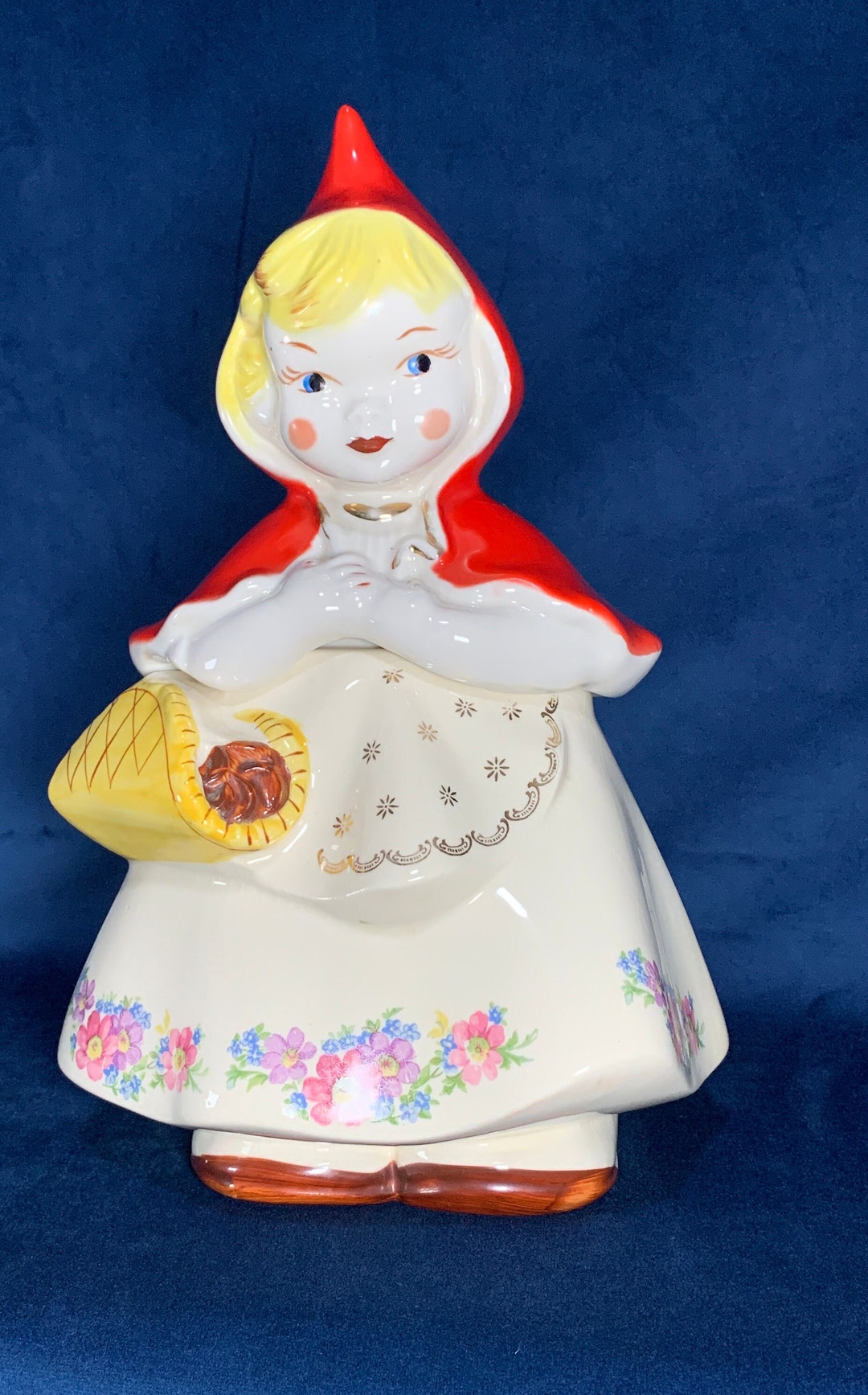Little Red Riding Hood Cookie Jar by Hull Ware 967 - Etsy