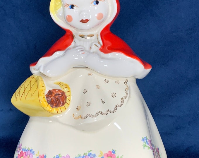 Little Red Riding Hood Cookie Jar by Hull Ware 967 - Etsy