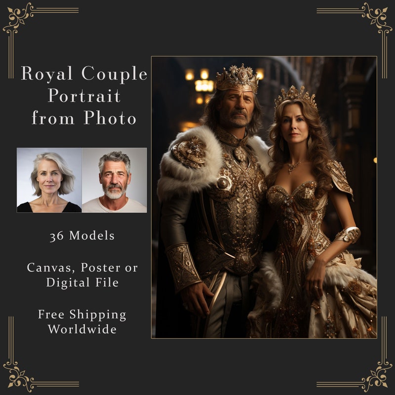 Royal Portrait - Etsy