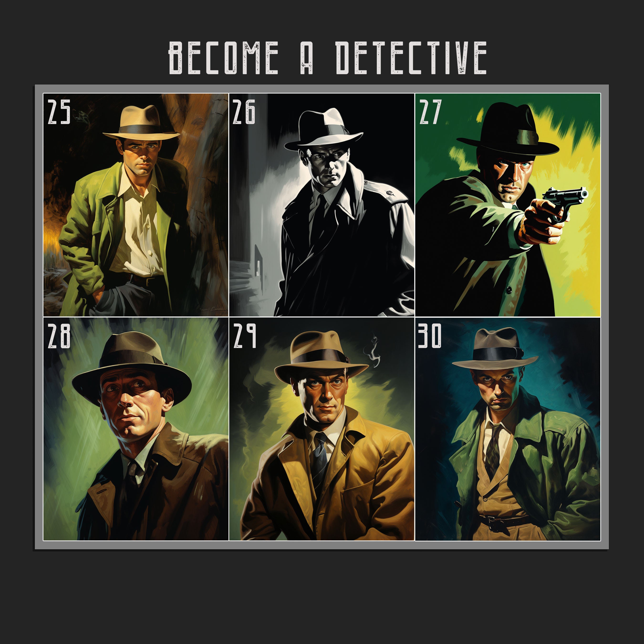 Custom Detective Portrait From Photo, Gift for Him, Boyfriend Christmas ...
